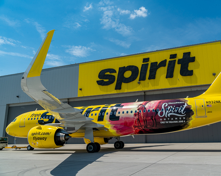 Get Lucky When Flying on the "Spirit Untamed" Plane - AwardWallet Blog