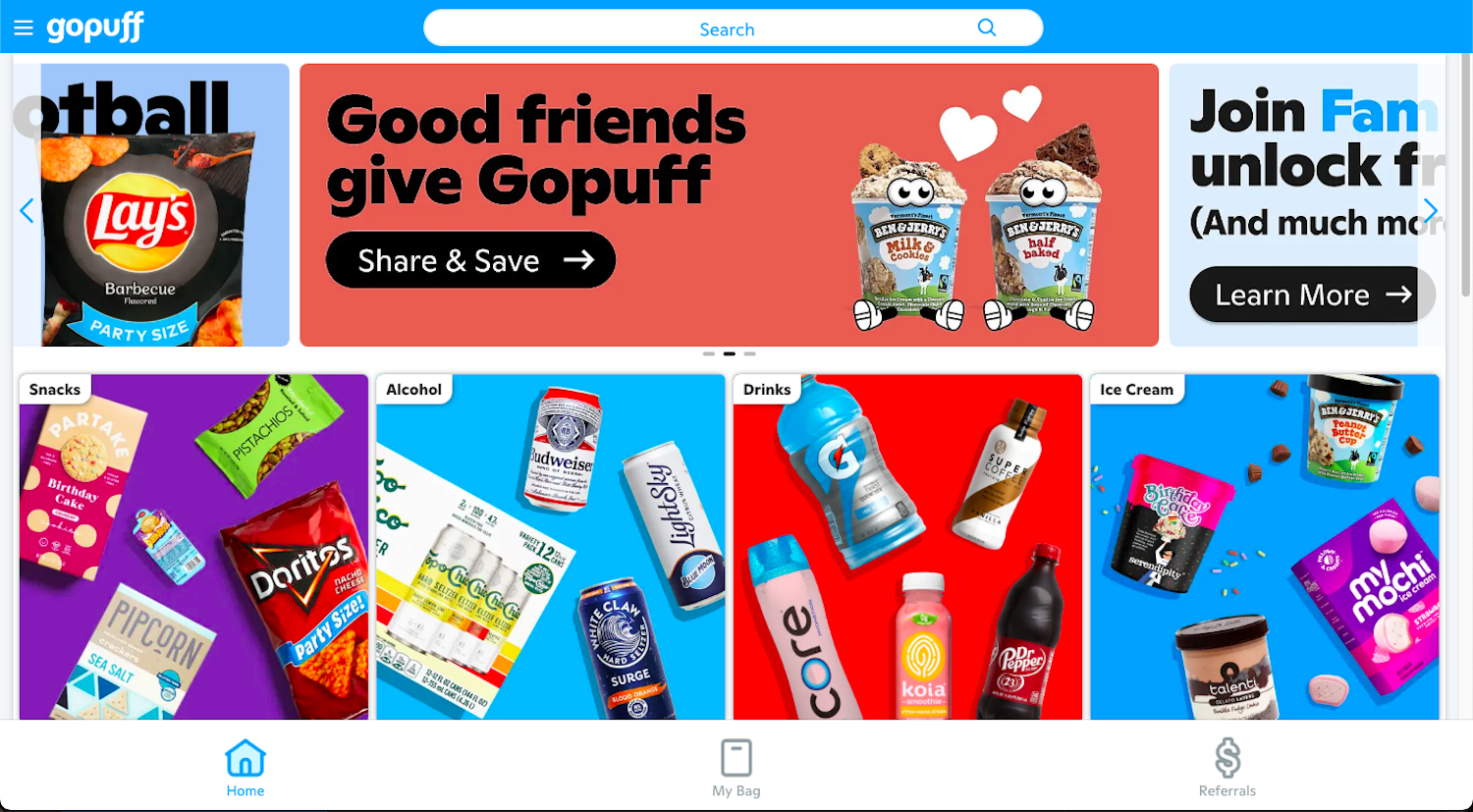 Ending Soon: $10 Monthly Credits for Gopuff on Most Chase Cards