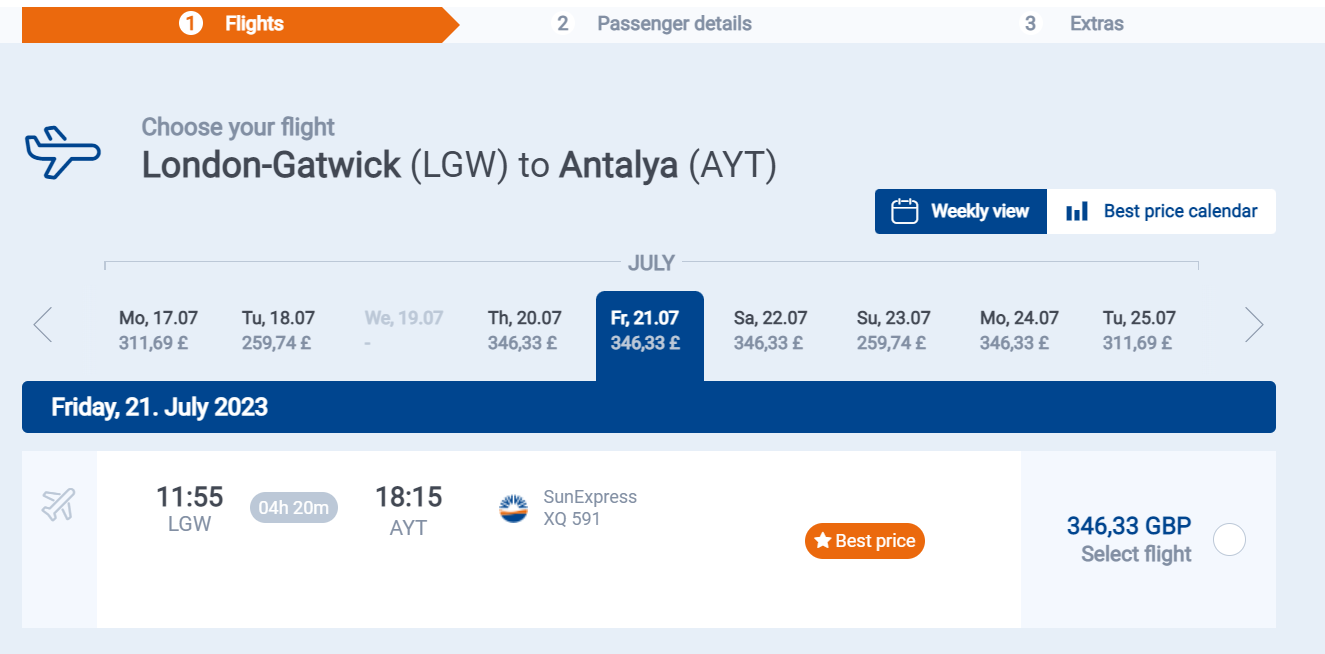 Aeroplan Adds Sun Express as a New Airline Partner - AwardWallet Blog