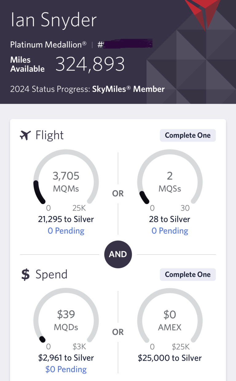 Delta SkyMiles Dashboard Offers Improved Medallion Status Tracking