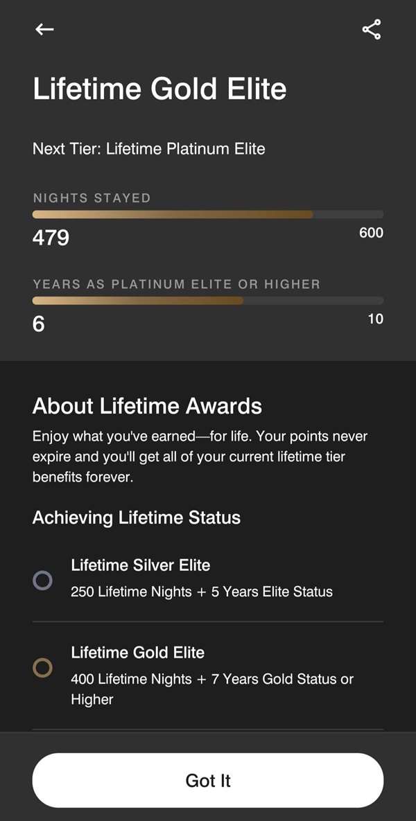 Everything You Need to Know about Marriott Lifetime Status