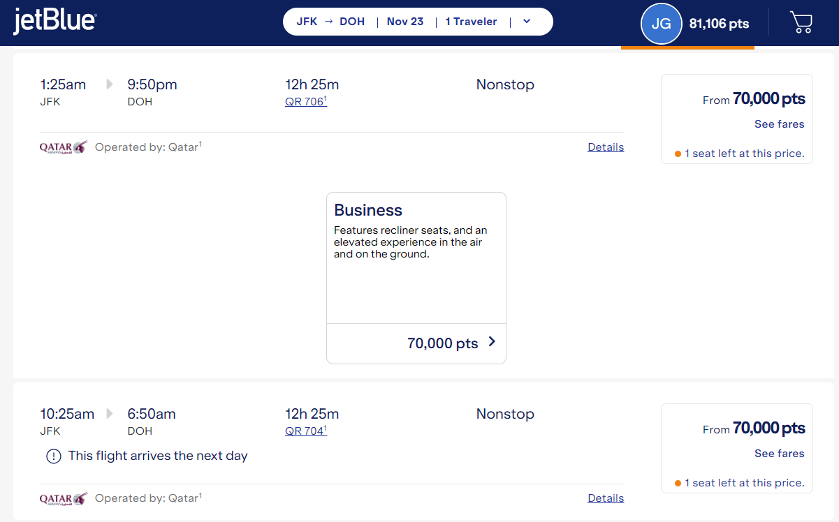 Transfer Chase Ultimate Rewards to JetBlue With a 25% Bonus