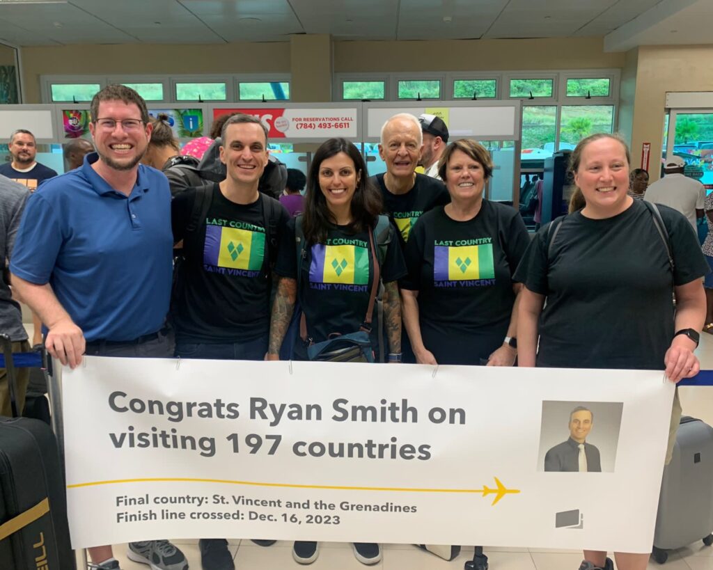 AwardWallet's Ryan Smith Finishes Goal of Visiting Every Country