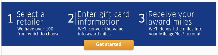 United MileagePlus Gift Card Exchange: Turn Gift Cards Into Miles