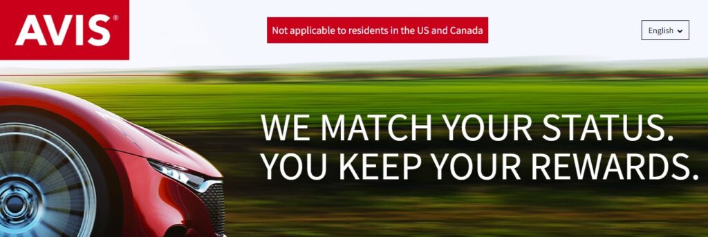 Avis Preferred Status Match Program: How to Request a Match