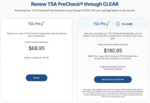 You Can Now Sign up for Clear and TSA PreCheck Together