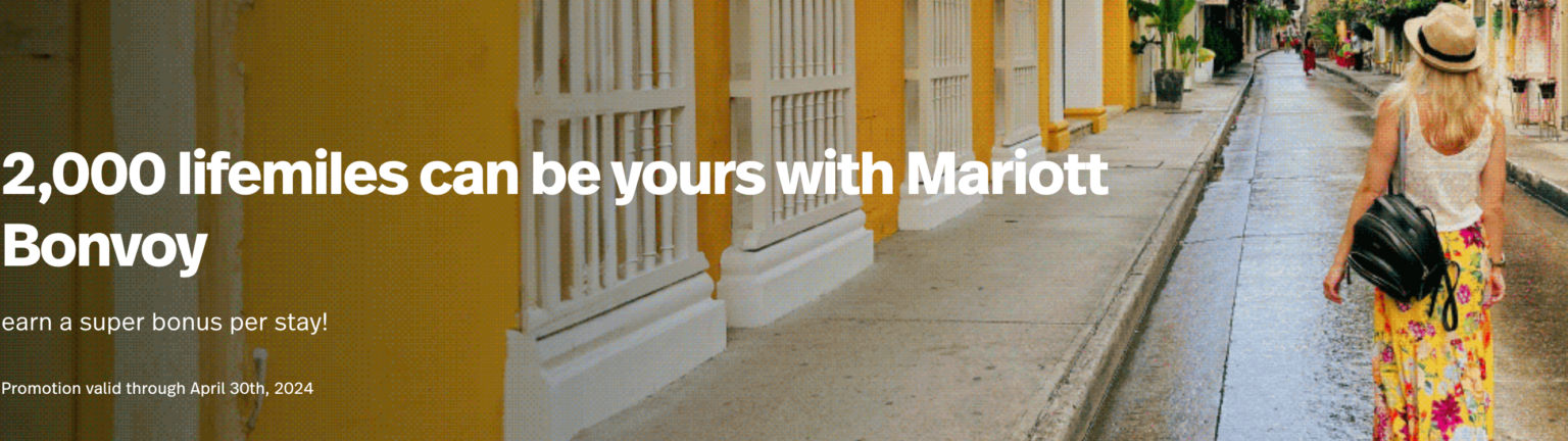 Promotion Offers Up to 2k Bonus LifeMiles at Marriott Hotels