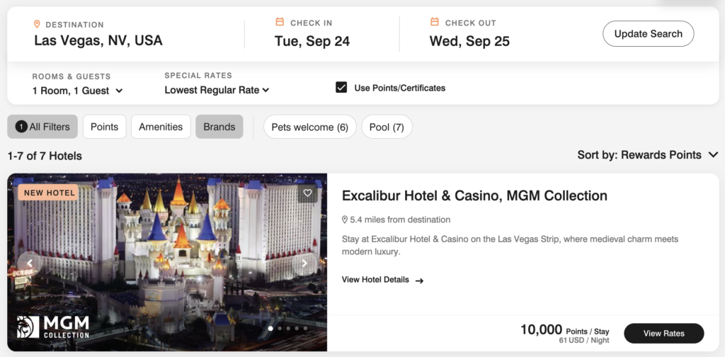 Marriott-MGM Partnership Now Includes 16 Bookable Properties