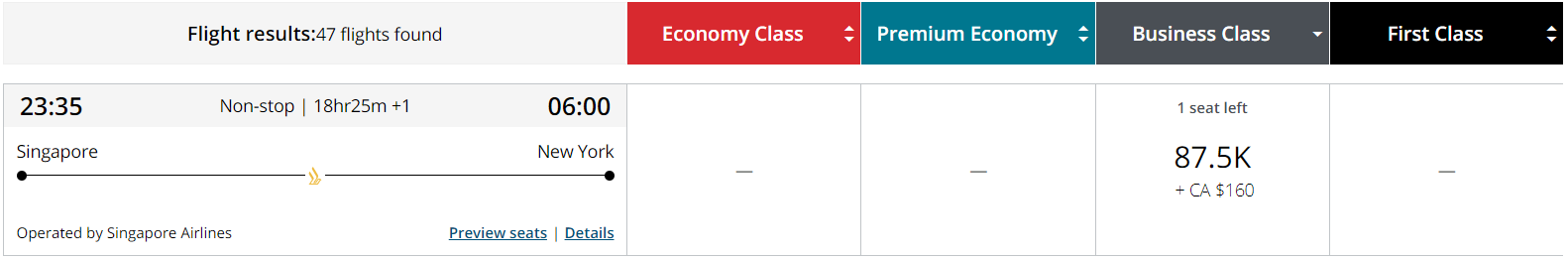 The Best Business Class Award Sweet Spots for Flights to Asia