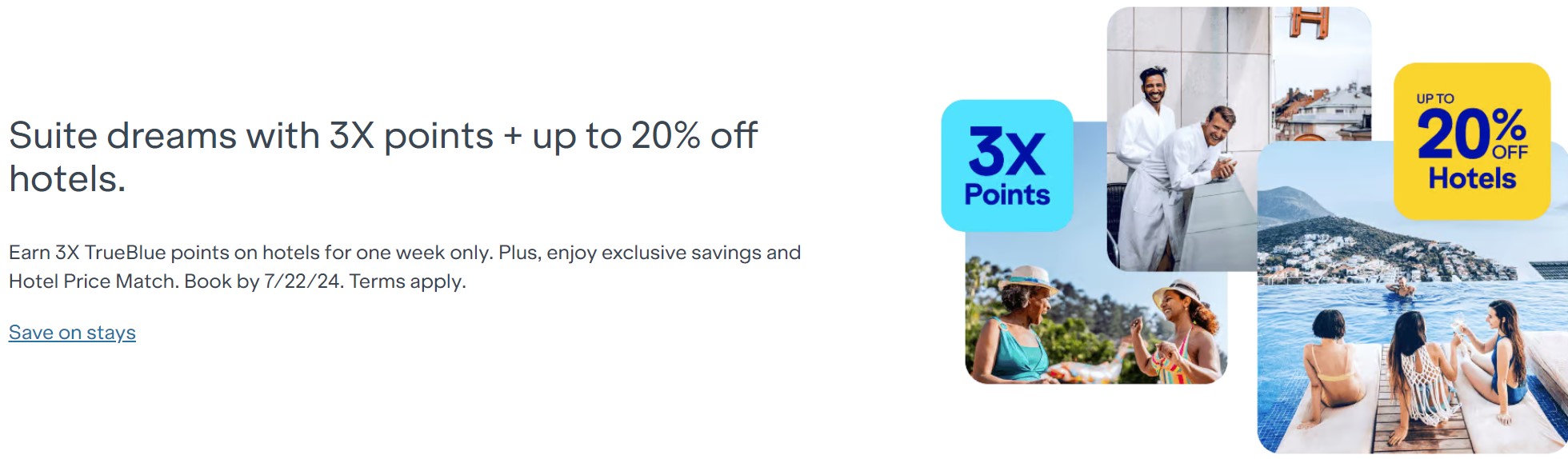 JetBlue Paisly: Earn 3X TrueBlue Miles on Hotel Bookings