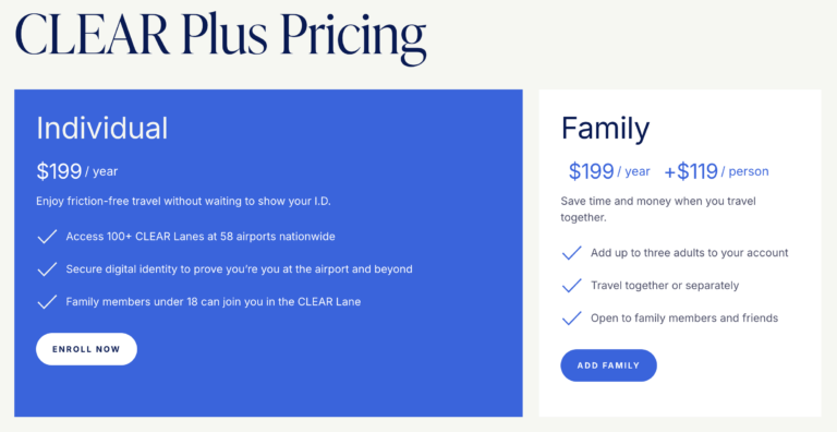 CLEAR Price Increasing to $209 – Here’s How to Get it for Free