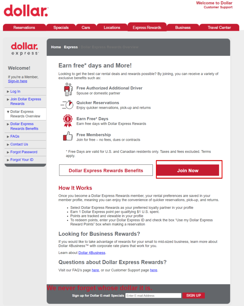 Dollar Rent a Car Guide: How To Earn and Redeem Rewards