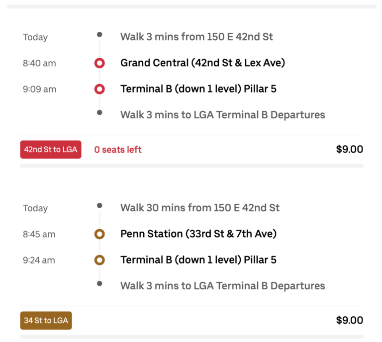 Uber Shuttle LGA to Midtown for $9: My Experience