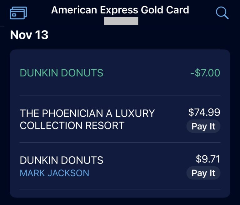 How To Use the Amex Gold Card Dunkin Credit