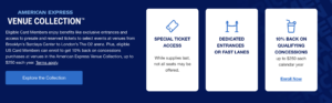 Amex Venue Collection: Perks and Savings for Card Members