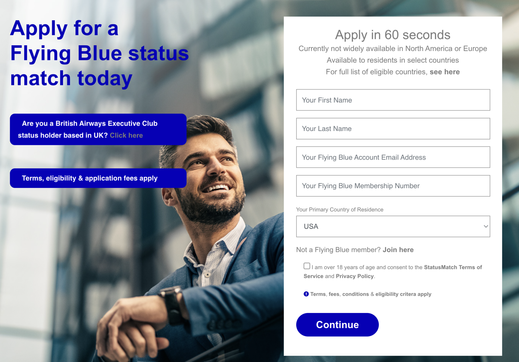 Flying Blue Status Match: Who's Eligible and How to Match