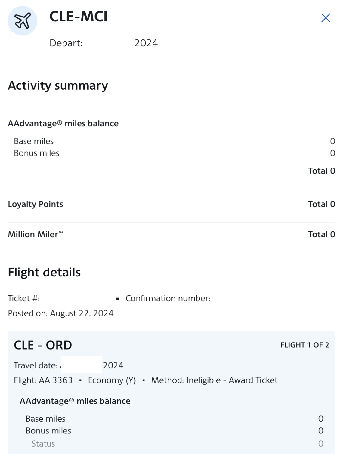 How to View Your American Airlines AAdvantage Account Activity