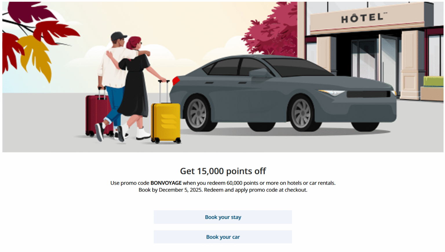 Aeroplan Points Discount: Get 15k Points Off Car Rentals, Hotels