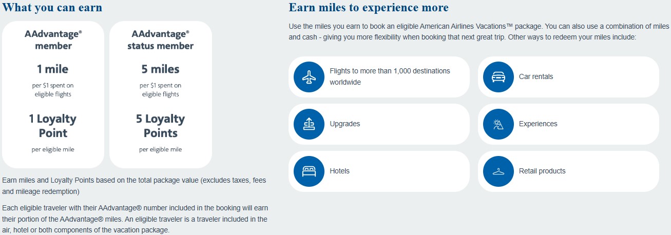 American Airlines Vacations Promotions: Up to 20k Miles, $250 Off