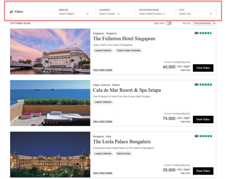 Choice Preferred Hotels: List of Properties and How to Book Online