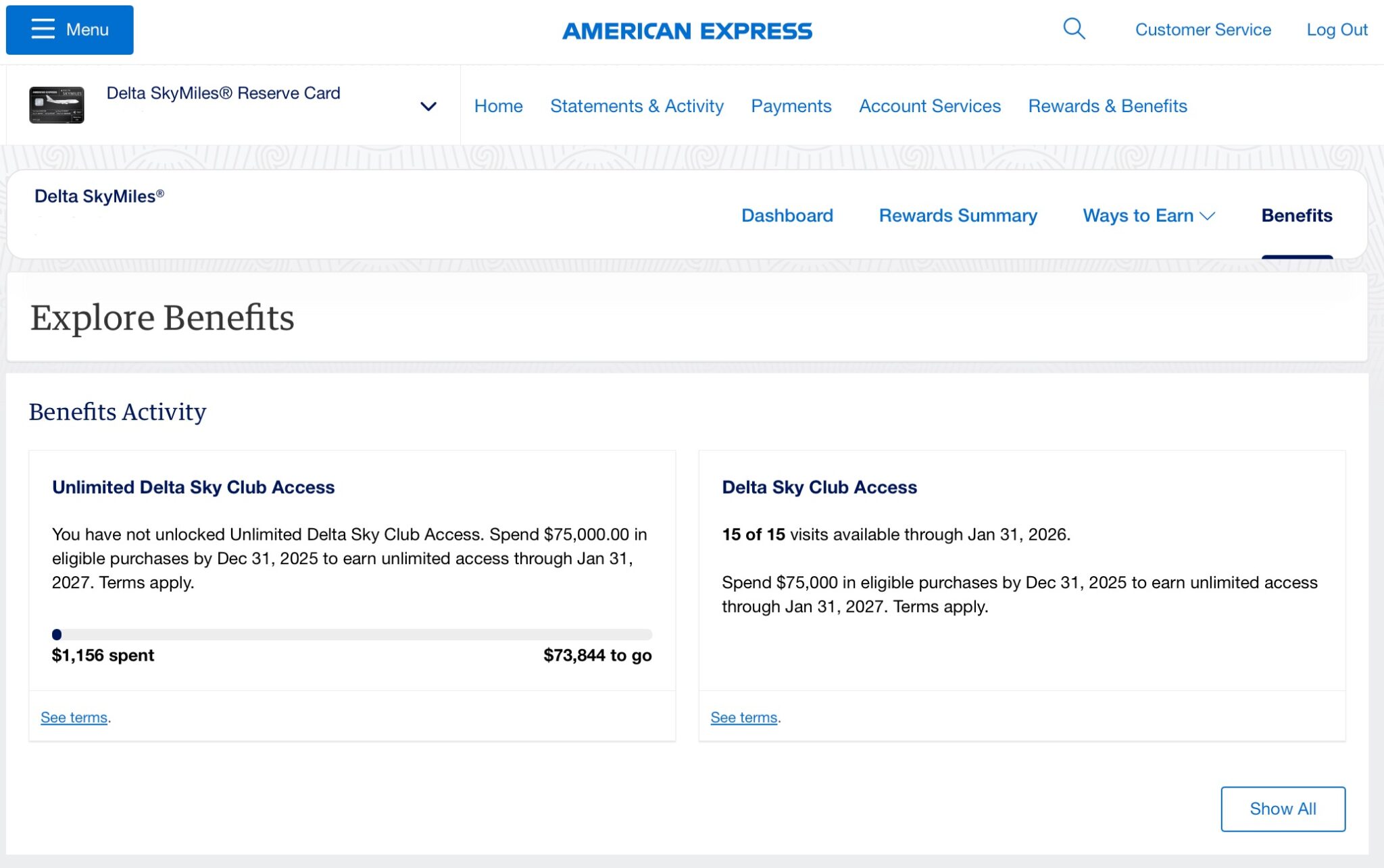 How to Track Your Remaining Delta Sky Club Visits