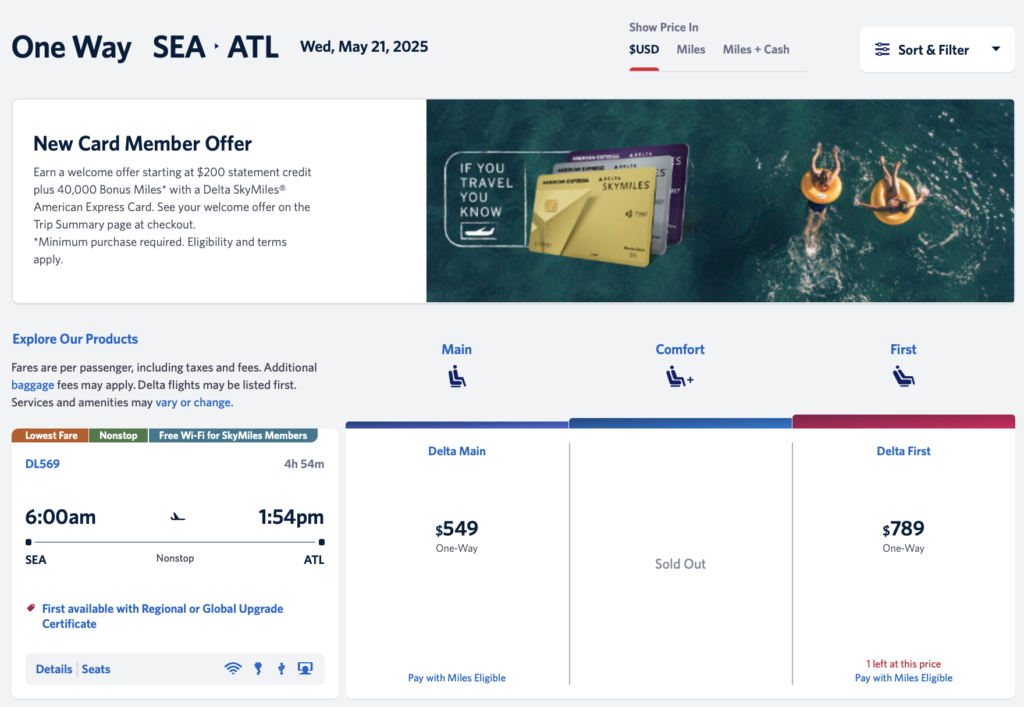 Delta Global & Regional Upgrade Certificates: How To Earn & Use