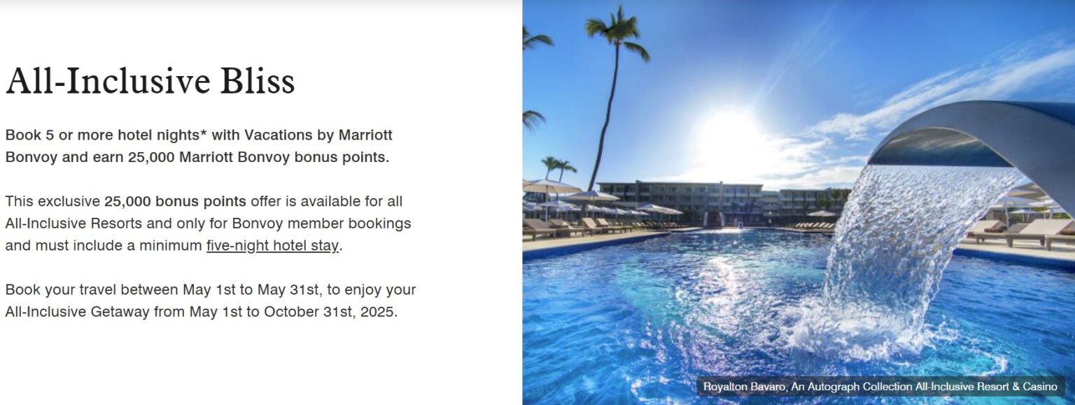Marriott Vacation Packages: 25k Points with a 4+ Night Package