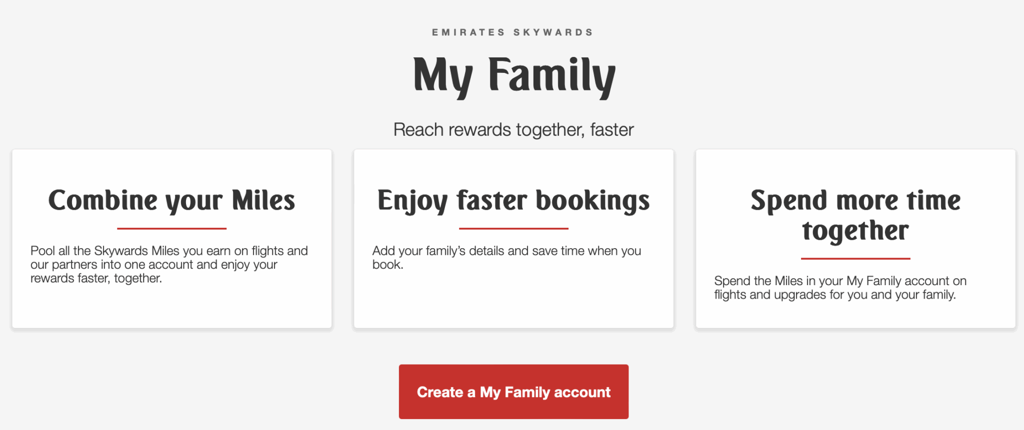 Emirates Family Pooling: How To Pool Skywards Miles With Family