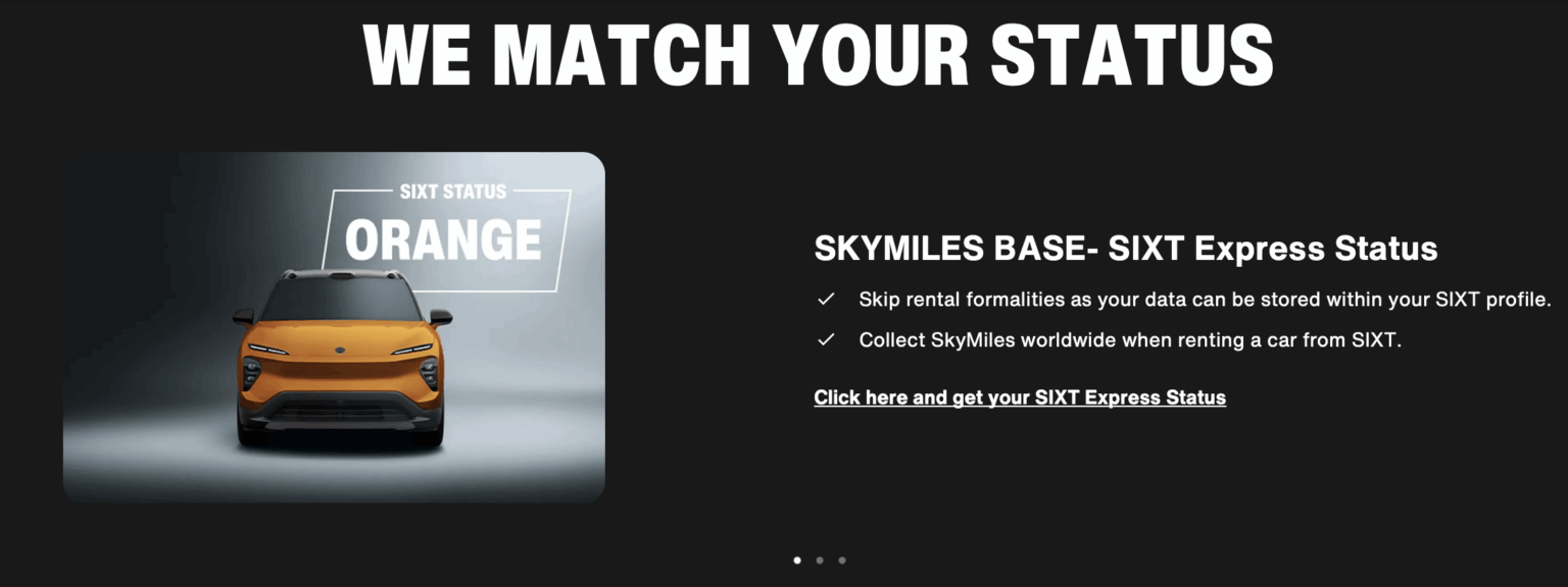 SIXT Status Match: How to Match Your Airline, Hotel, Rental Status