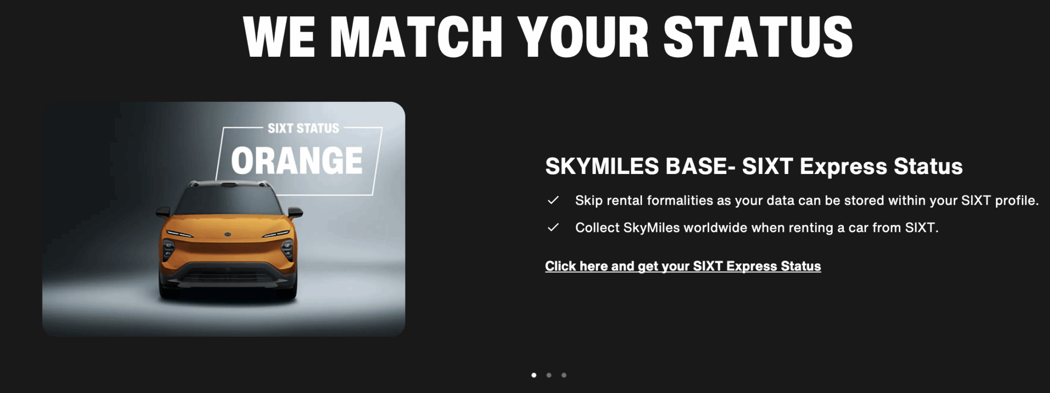 SIXT Status Match: How to Match Your Airline, Hotel, Rental Status