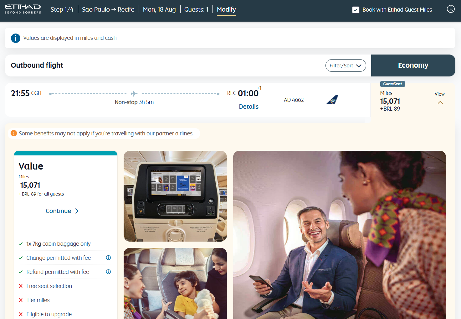 Etihad and Azul Launch New Loyalty Partnership