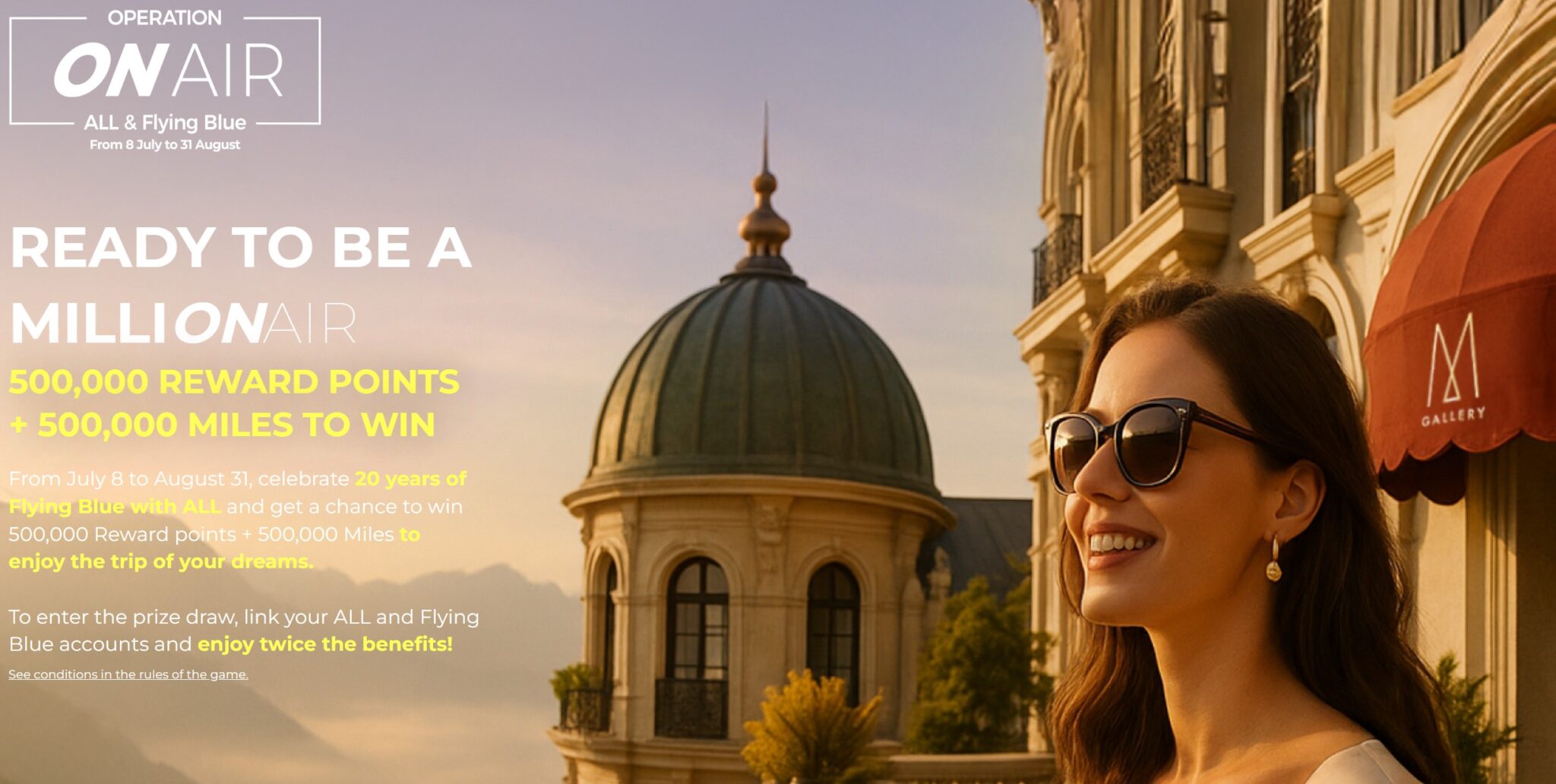 Win 1 Million Points and Miles for Flying Blue's 20th Anniversary