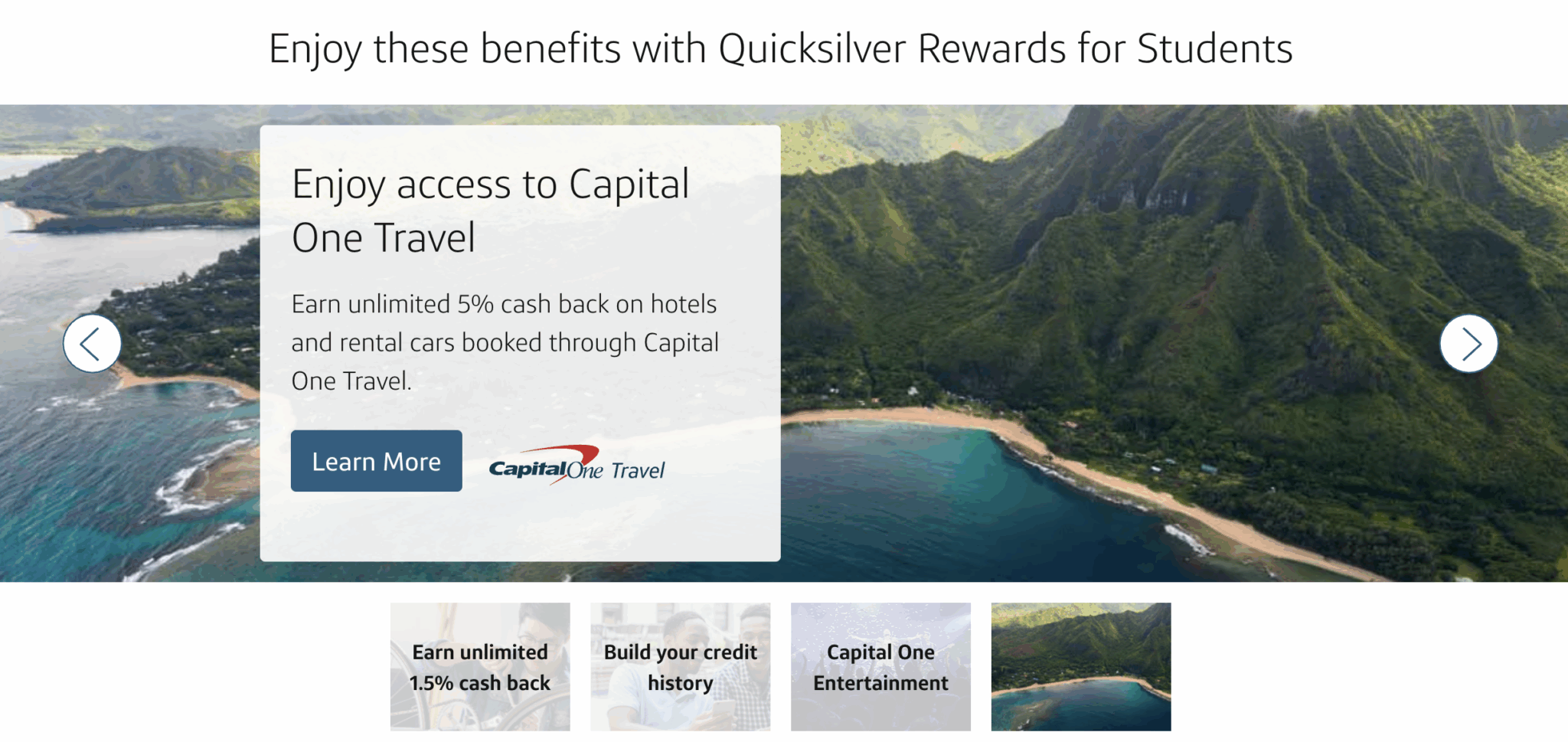 Capital One Quicksilver Rewards for Students Review