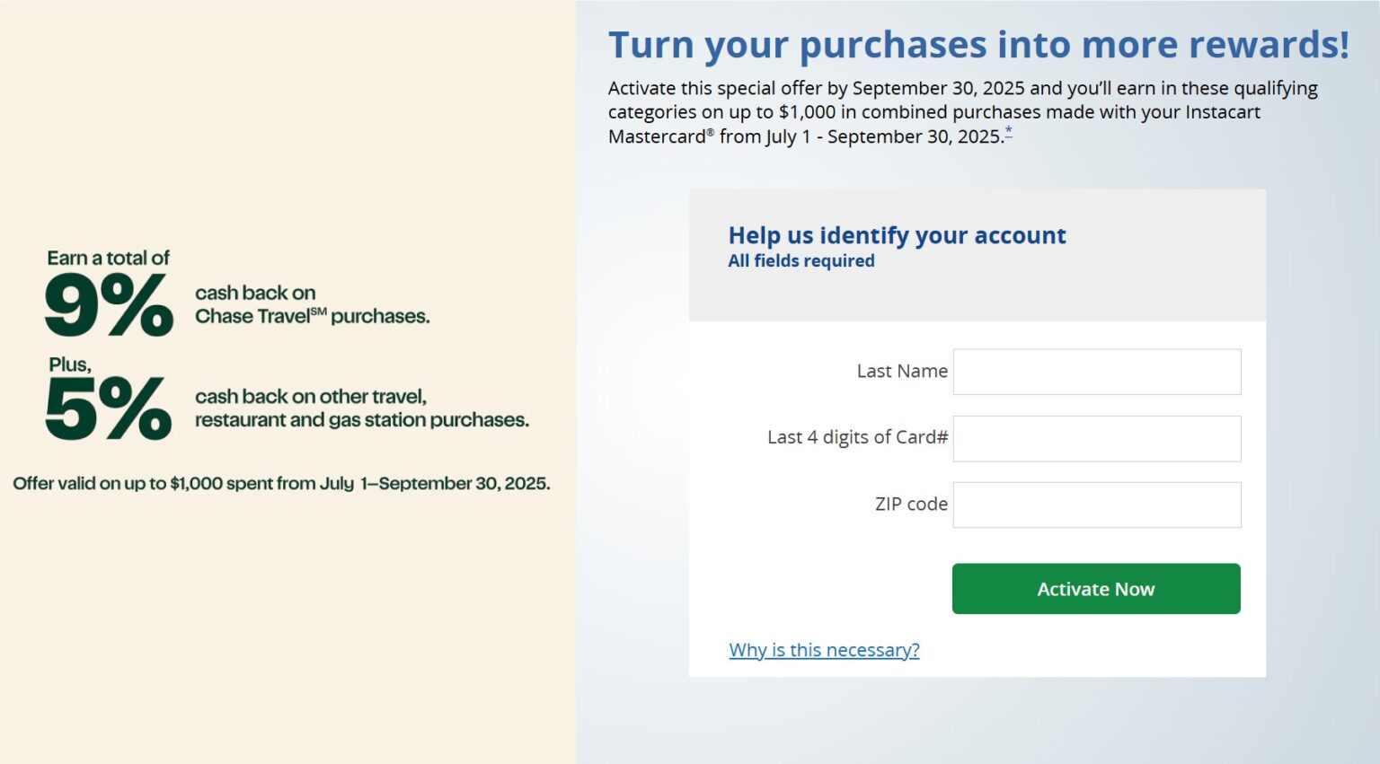 Chase Co-Branded Card Promotions Q3 2025: Up to 7X Rewards