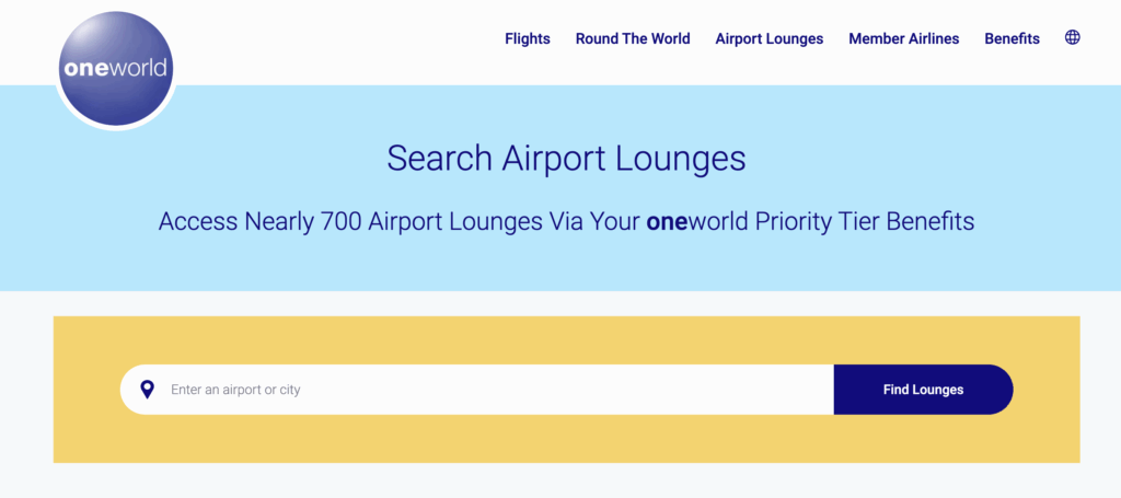 Oneworld Lounge Access Guide: Locations and How to Get In