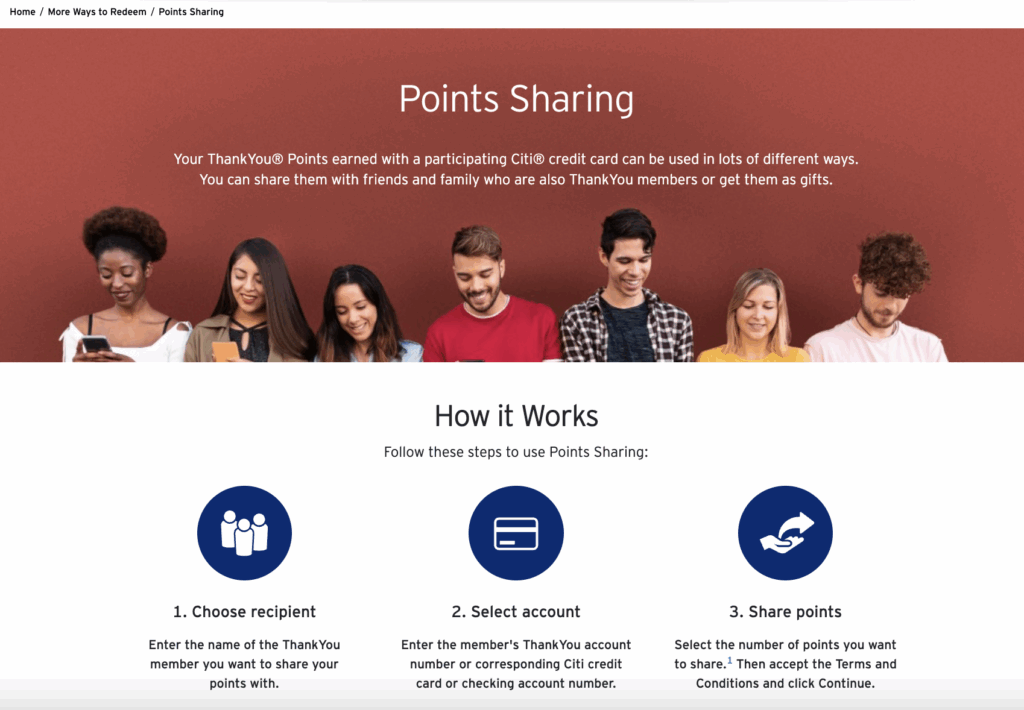 How To Combine, Transfer, and Share Citi ThankYou Points