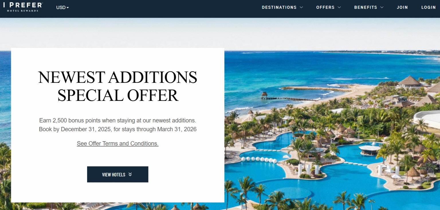 I Prefer Cyber Sale: 35% off Hotel Stays and 35,000 Bonus Points