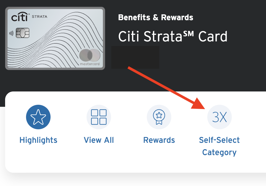 Earn 3X Citi Points With the Citi Strata℠ Card Self-Select Category