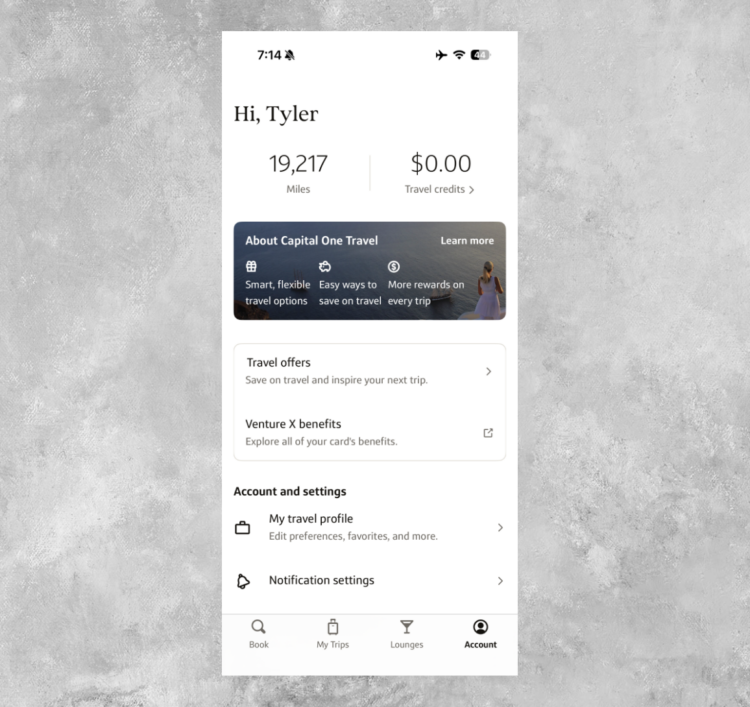Capital One Travel App: Book Travel, Find Lounges, and More