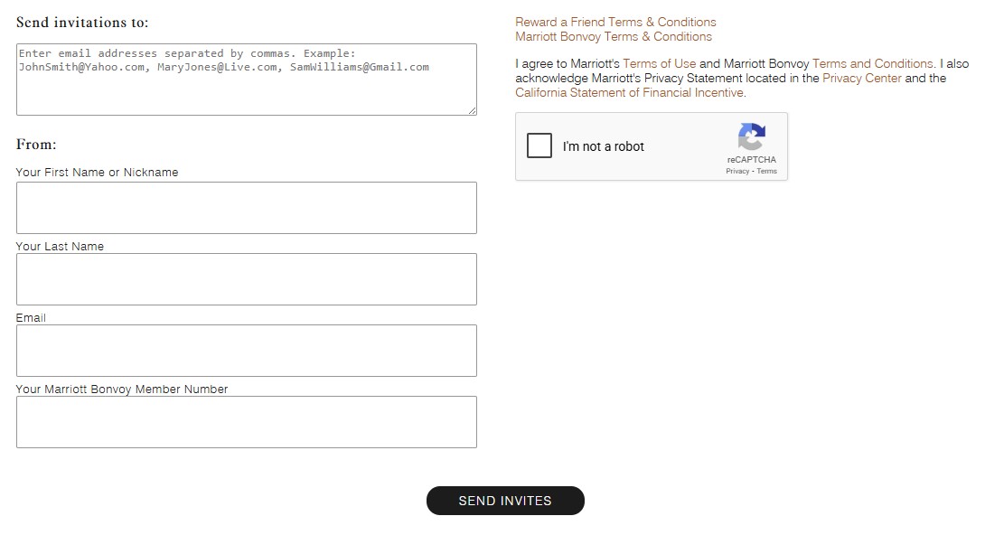 Marriott Refer-A-Friend Bonuses: Earn up to 250k Bonus Points