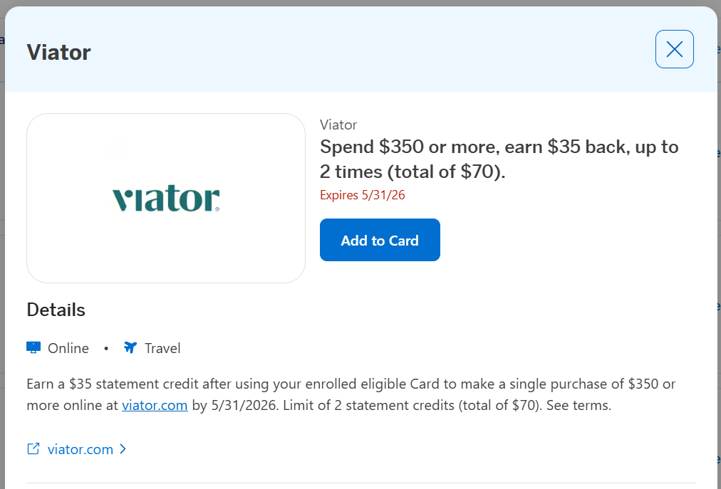 Current Amex Offers for Hotels, Flights, and Other Travel